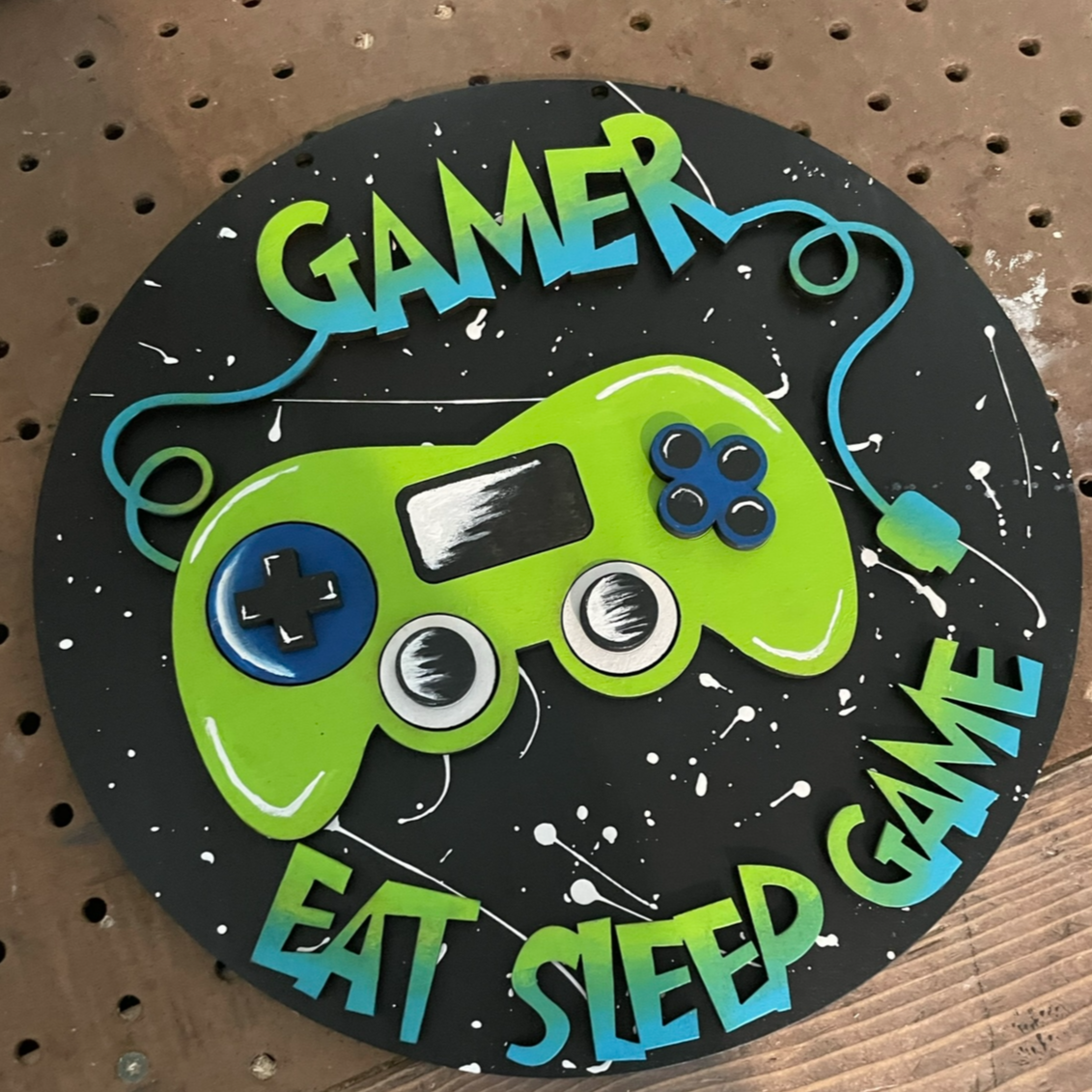 Gamer Round Sign – The 315 Studio