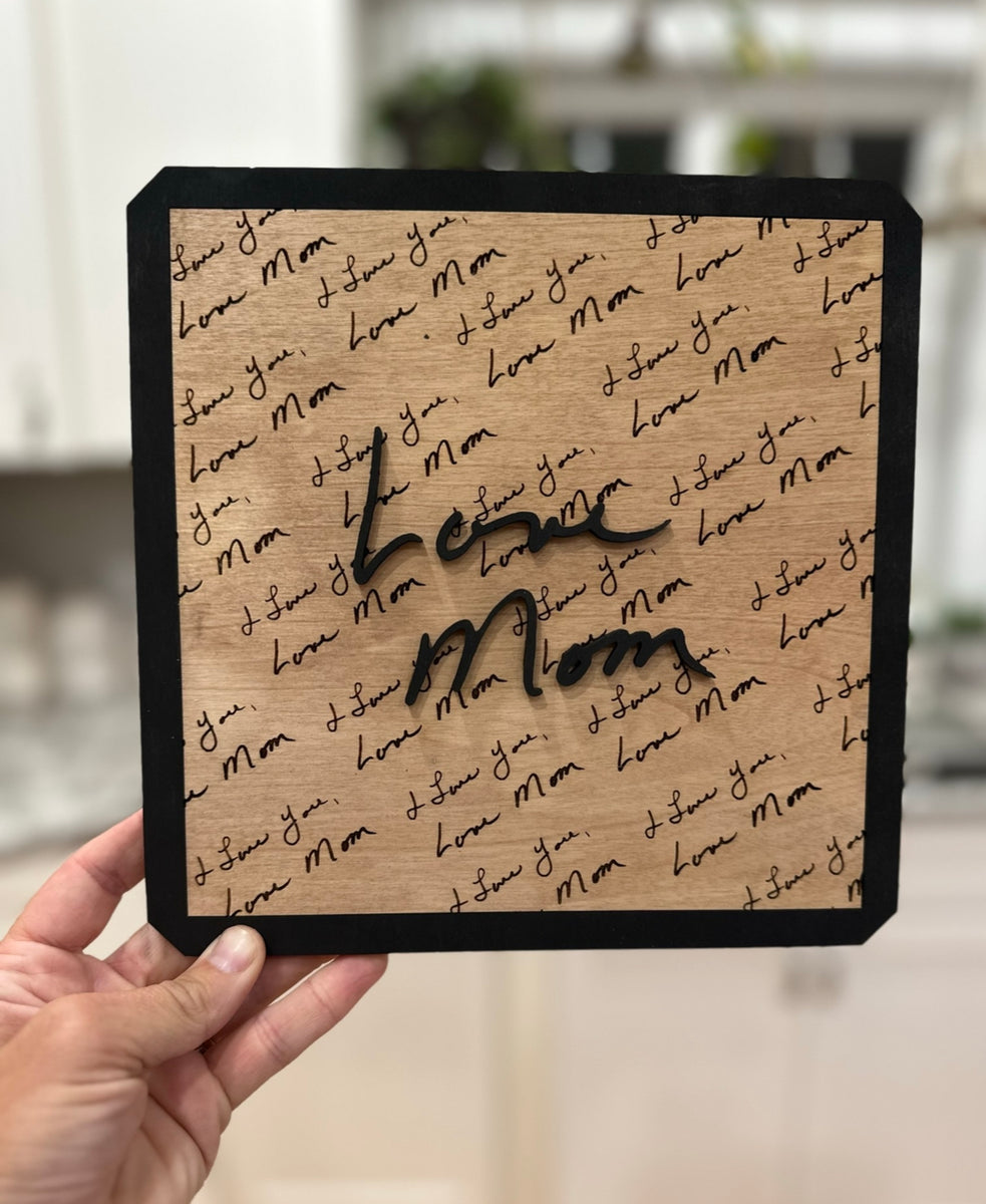 Wooden Handwriting Sign – The 315 Studio