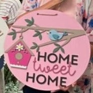 Home Tweet Home Round Sign – The 315 Studio